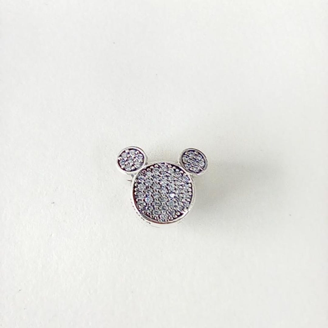Clip Pave Head/cobblestone Head Mickey Land Paris - Etsy