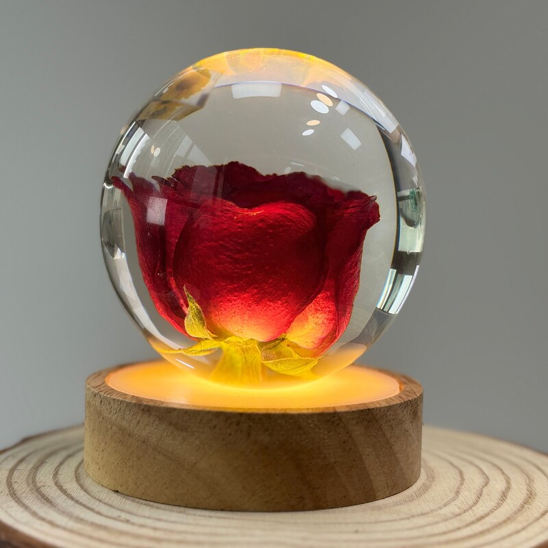 Rose Resin Table - Etsy