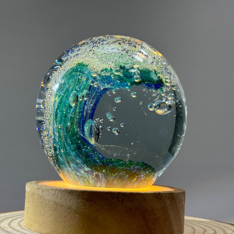 Ocean Wave Glass - Etsy