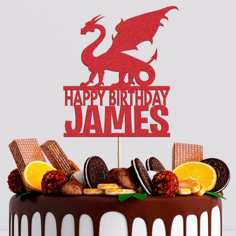 Dragon Cake Topper - Etsy