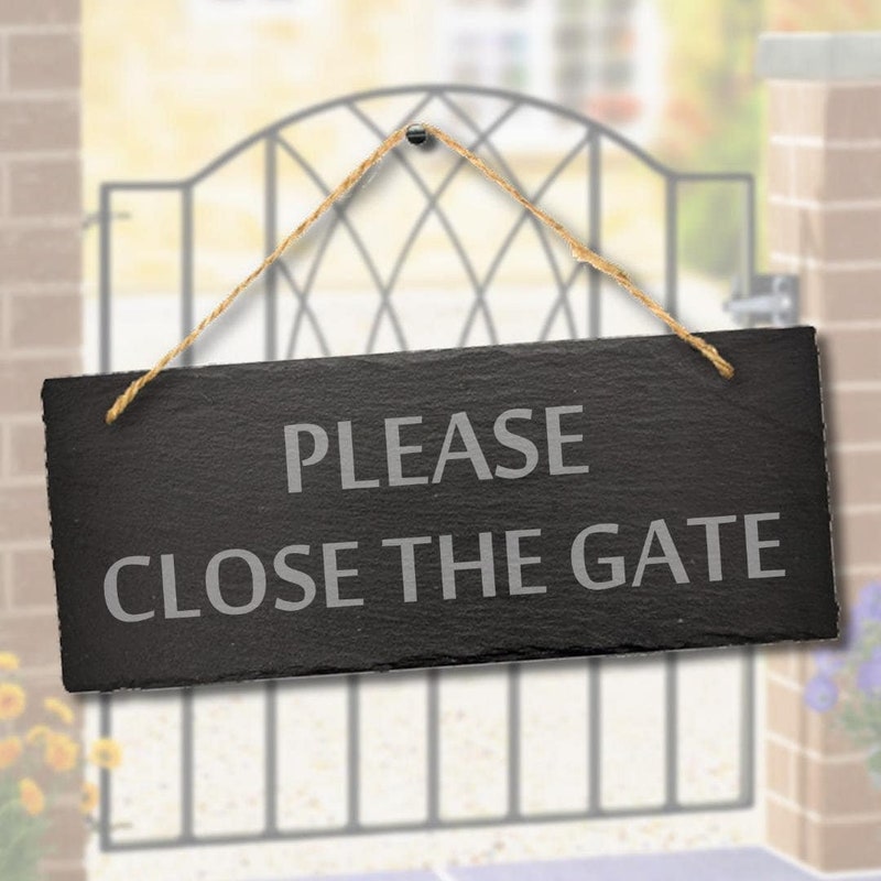 Close Gate Signs - Etsy