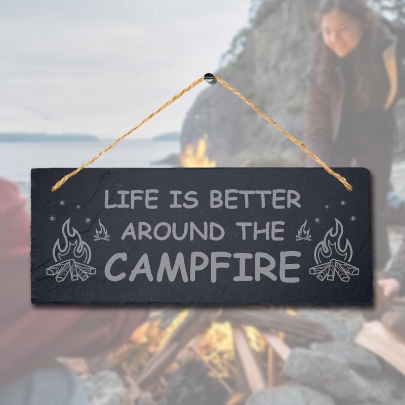 Campfire Sign - Etsy