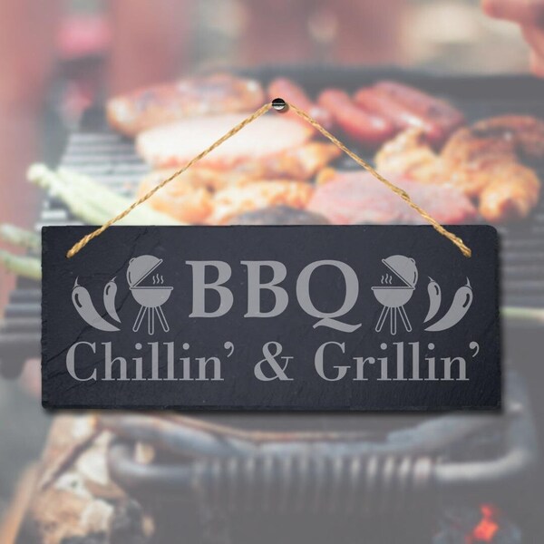 Grillin and Chillin Sign - Etsy
