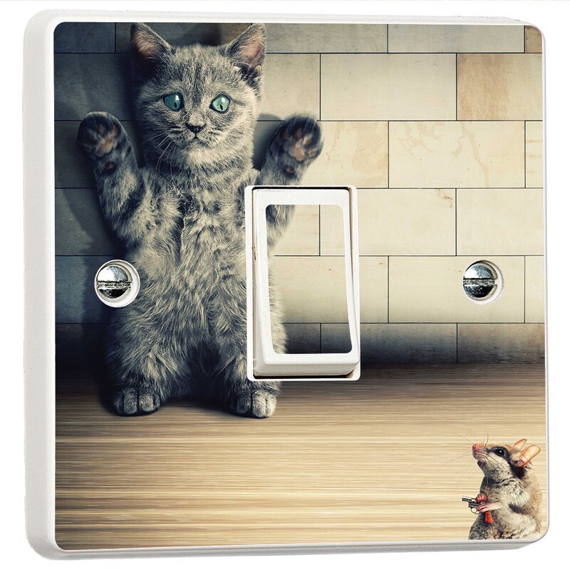 Light Switch Cat Decal - Etsy
