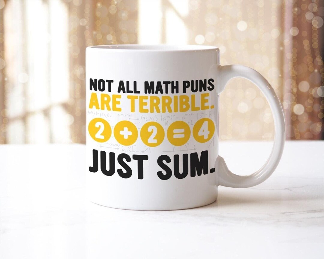 Not All Math Pun Mug & Coaster Set Teacher Birthday School Leaving ...