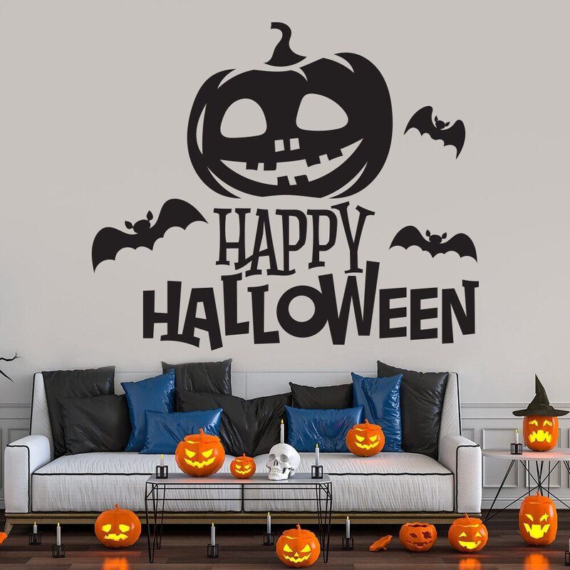Halloween Wall Decals - Etsy