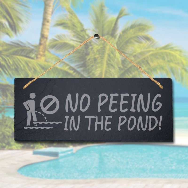 No Peeing Sign - Etsy