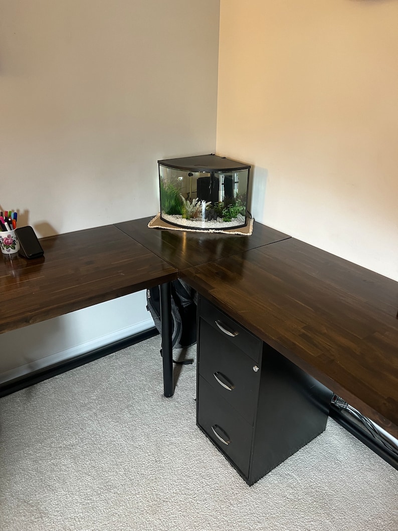 Custom Butcherblock Industrial Office Desks - Etsy
