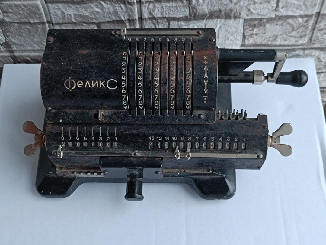 Adding Machine Felix.vintage Ussr.1960s.old Soviet Calculator ...
