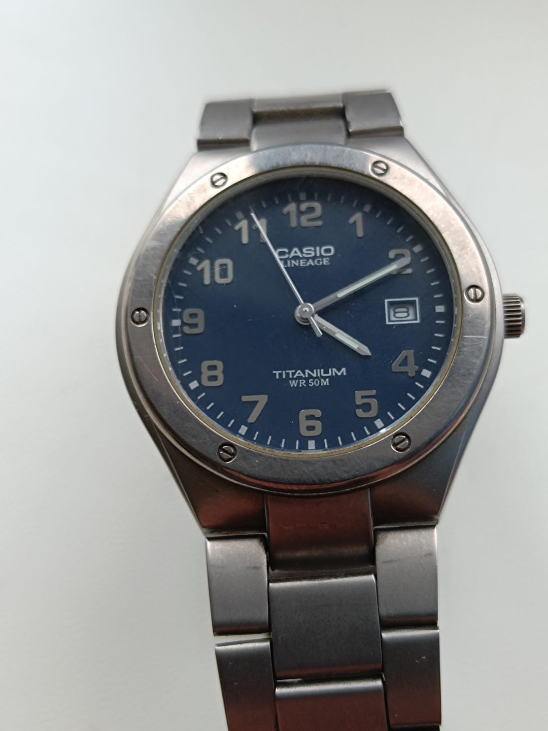 Watch Casio Lineage Titanium WR 50 M.japan.working.calendar.quartz ...
