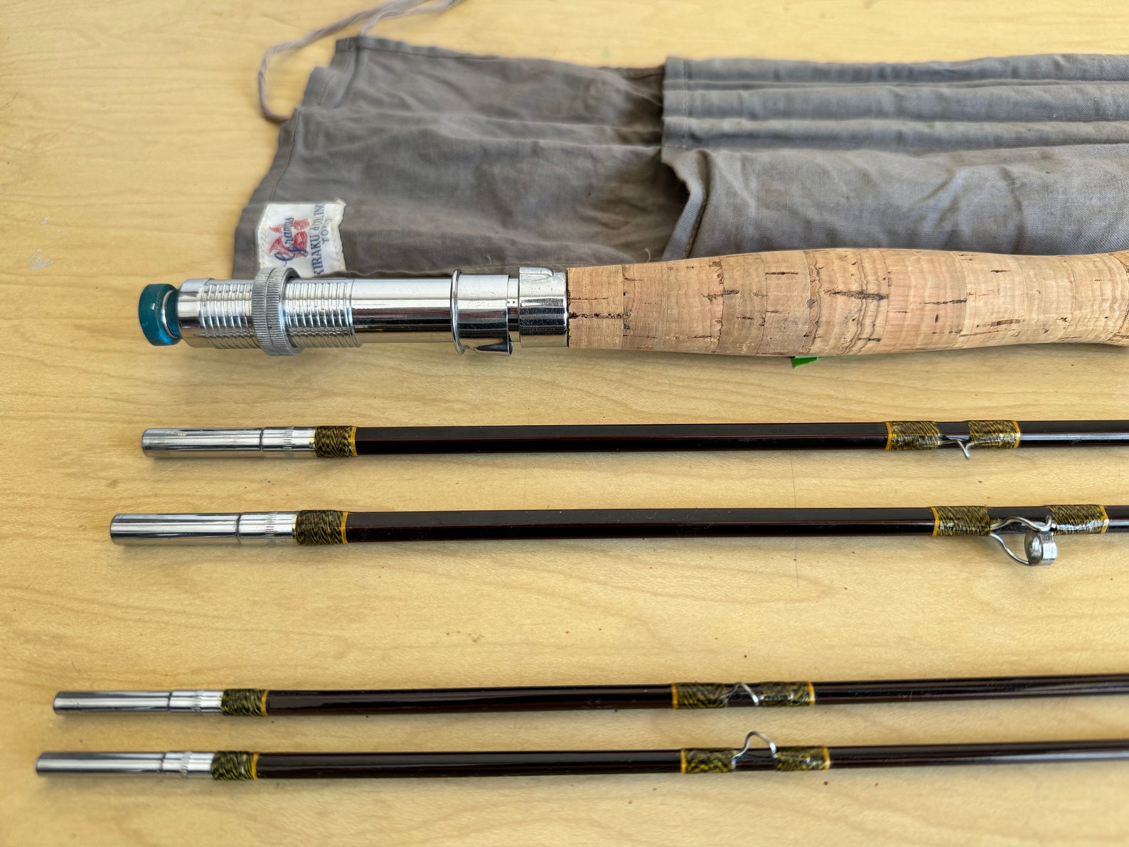 Kiraku & Co. Grampus Vintage Flyrod. - Etsy
