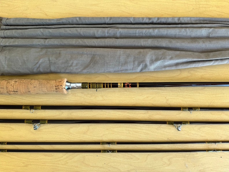 Kiraku & Co. Grampus Vintage Flyrod. - Etsy