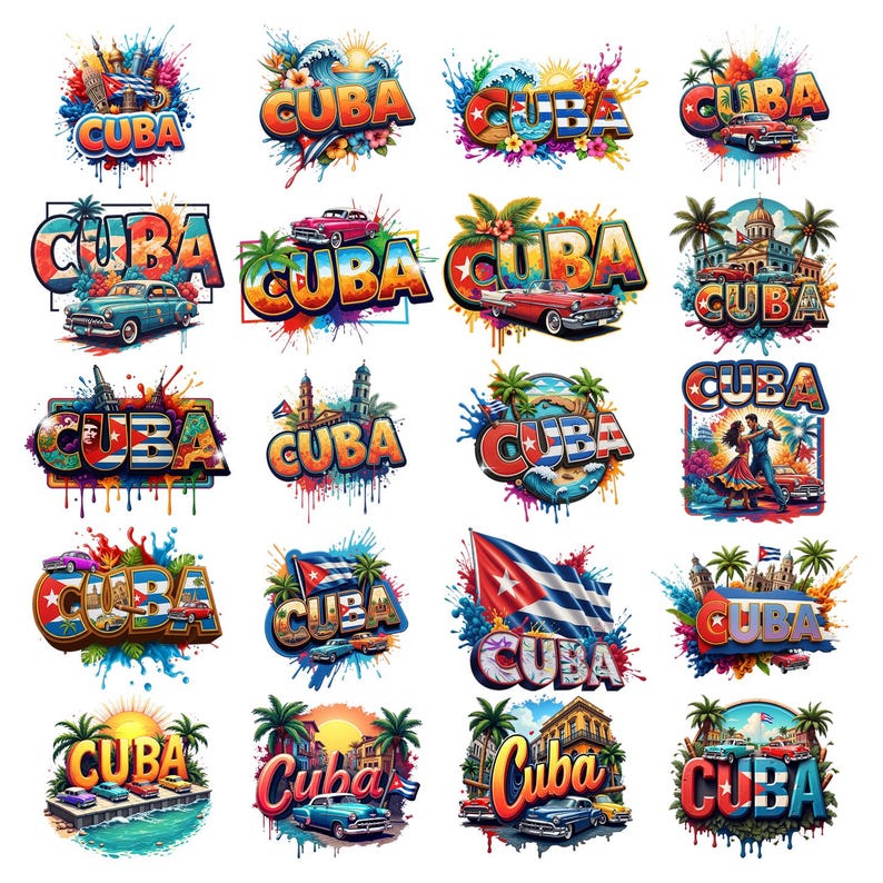 Cuba Png Downloads, Cuba T Shirt Design, Cuba Png, T-shirt Sublimation ...