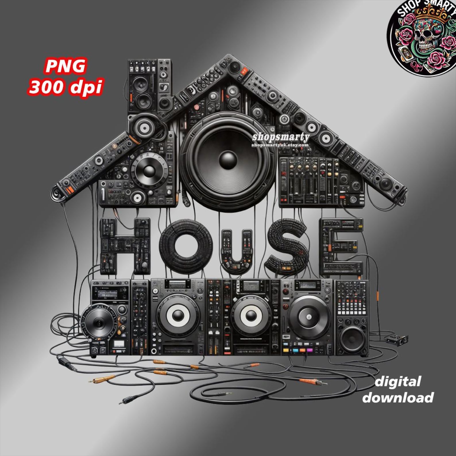 House Music Club Dj Equipment Mix Disco Tribal Musical Theme High ...