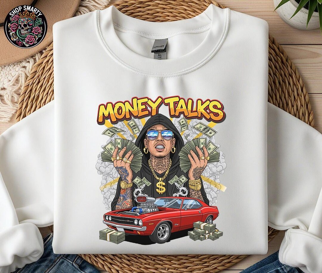 Money T-shirt Design, Instant PNG Download, Sublimation File, Sublime ...