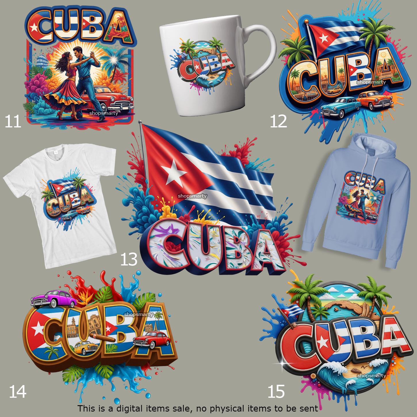 Cuba Png Downloads, Cuba T Shirt Design, Cuba Png, T-shirt Sublimation ...