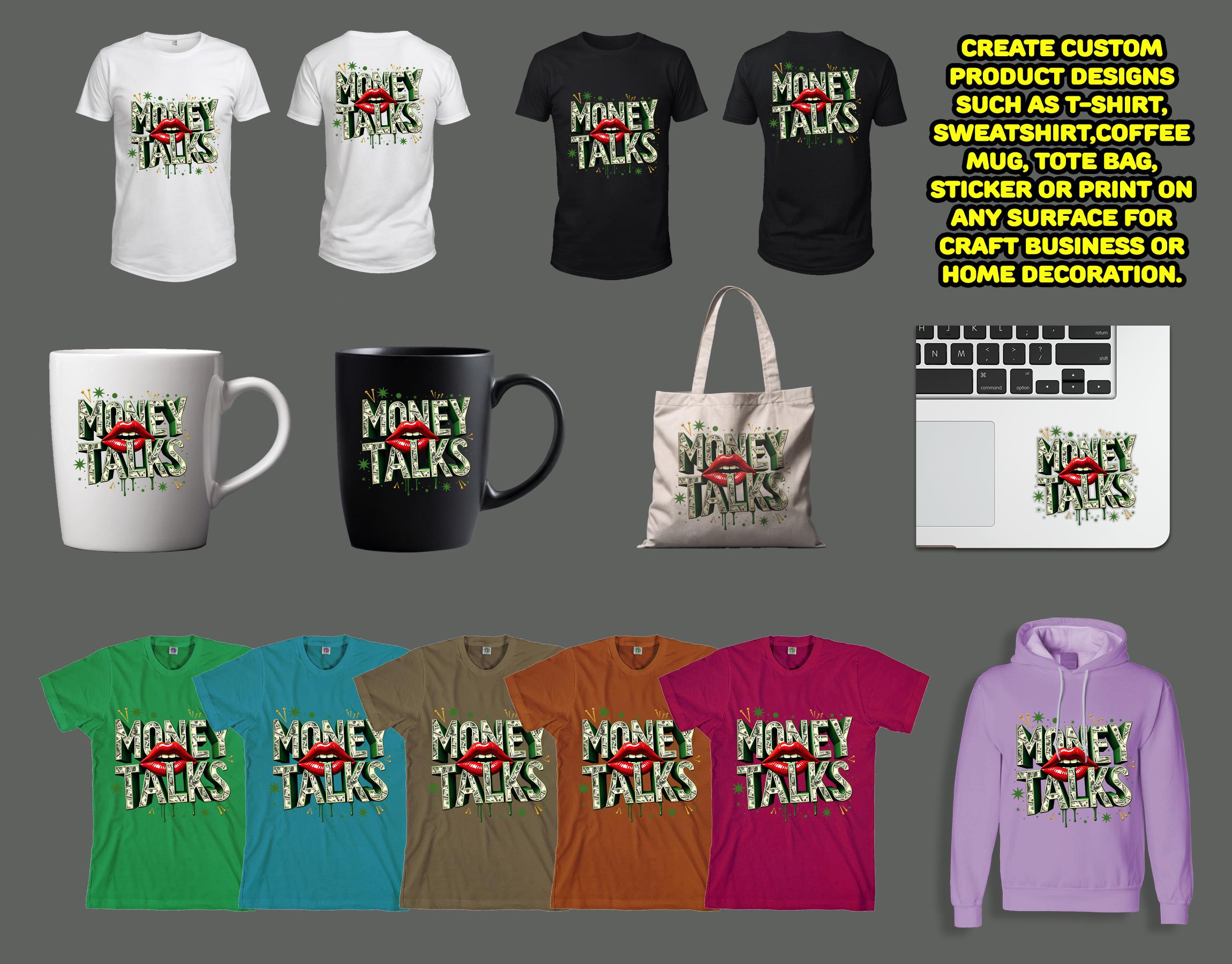 Money T-shirt Design, Money Png, 300dpi Png Download, Dollar Bills ...