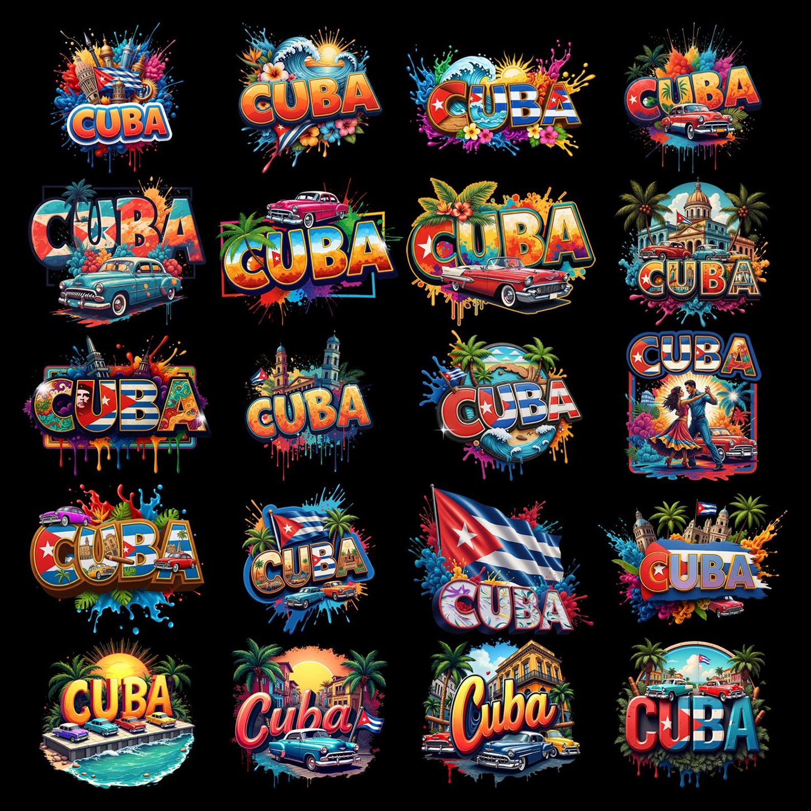 Cuba Png Downloads, Cuba T Shirt Design, Cuba Png, T-shirt Sublimation ...