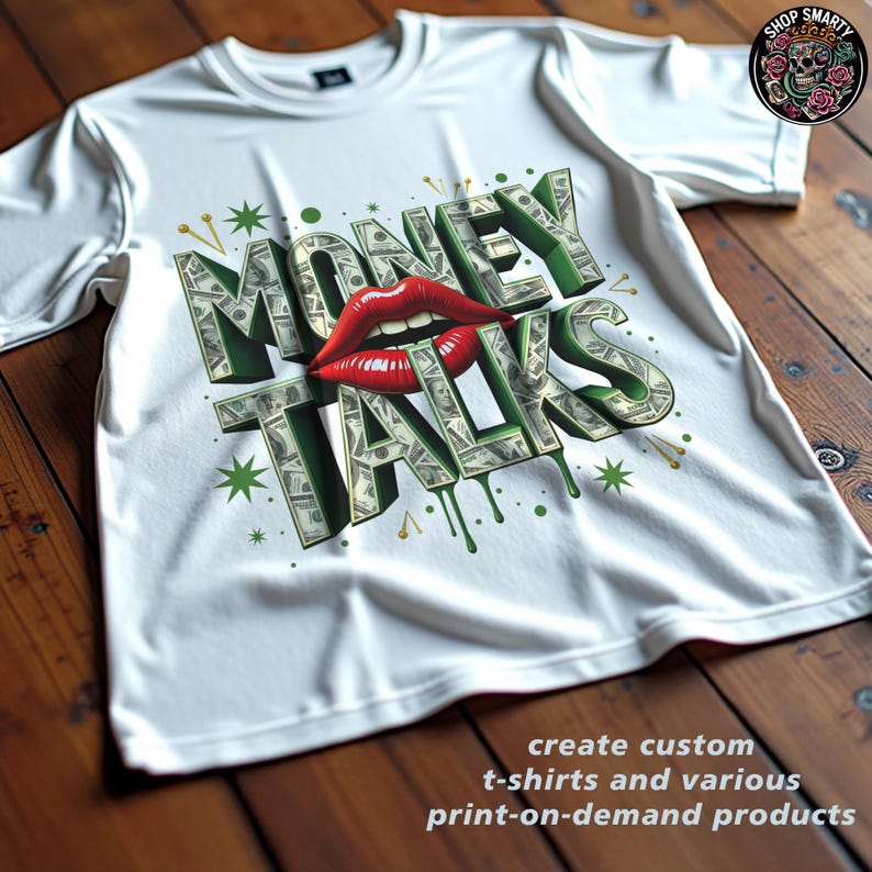 Money T-shirt Design, Money Png, 300dpi Png Download, Dollar Bills ...