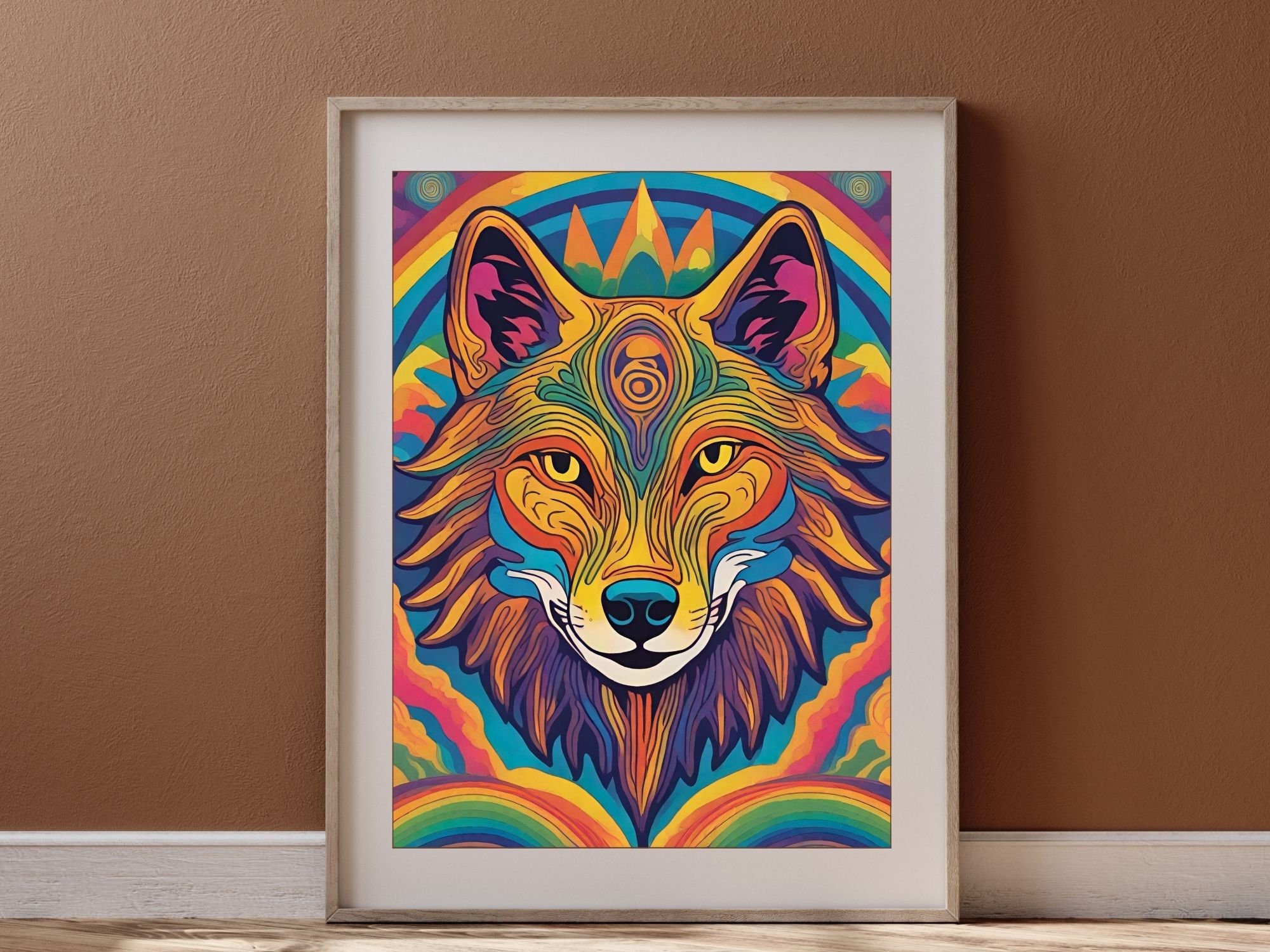 Abstract Animal Portraits Wall Art | Creatures in Color Collection ...