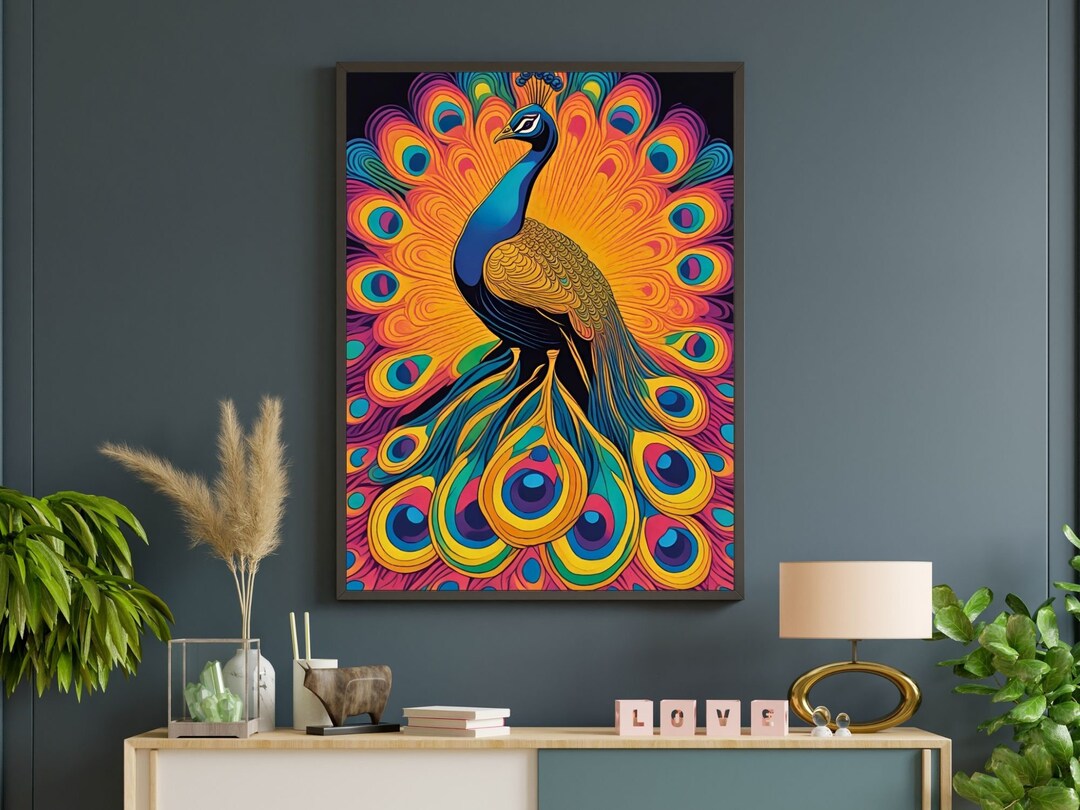 Abstract Animal Portraits Wall Art | Creatures in Color Collection “THE ...