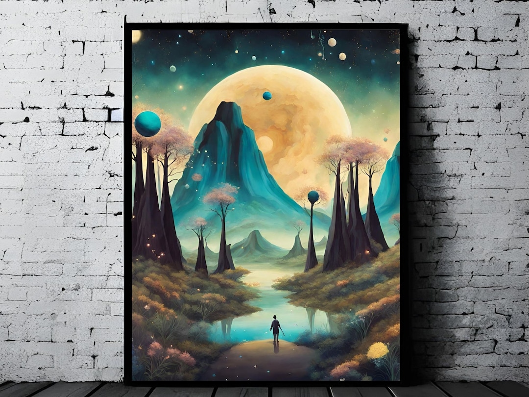 Surrealism Abstract Landscapes Wall Art | Nature of Space Collection ...