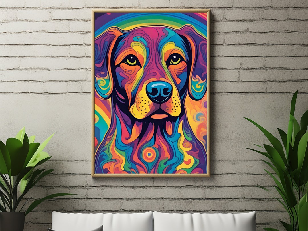 Abstract Animal Portraits Wall Art | Creatures in Color Collection “THE ...