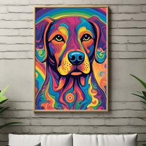 Abstract Animal Portraits Wall Art | Creatures in Color Collection “THE ...