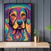 Abstract Animal Portraits Wall Art | Creatures in Color Collection “THE ...