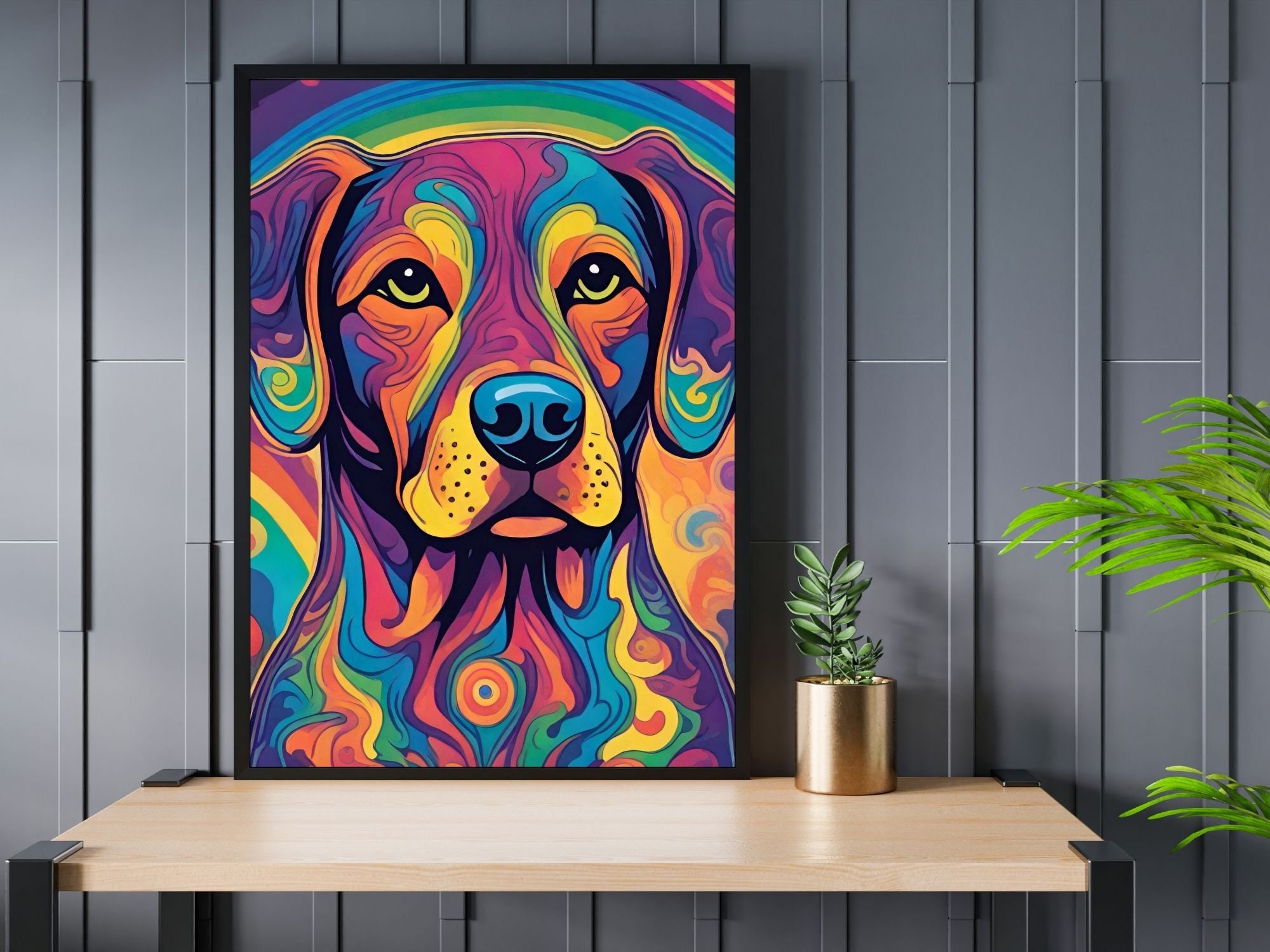 Abstract Animal Portraits Wall Art | Creatures in Color Collection “THE ...