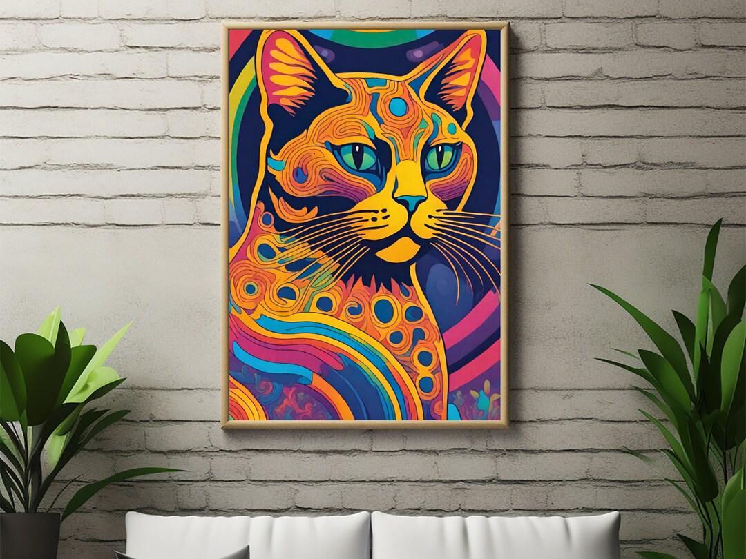 Abstract Animal Portraits Wall Art | Creatures in Color Collection “THE ...