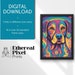 Abstract Animal Portraits Wall Art | Creatures in Color Collection “THE ...