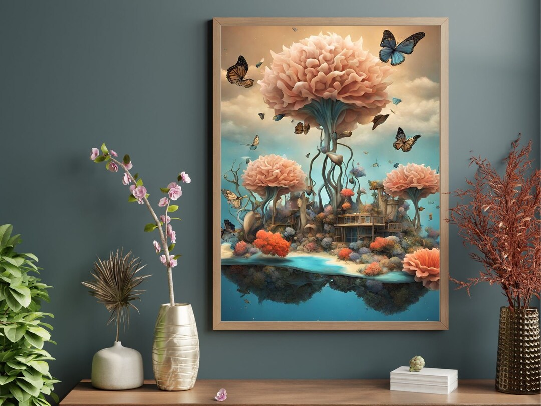 Surrealism Abstract Landscapes Wall Art | Nature of Space Collection ...