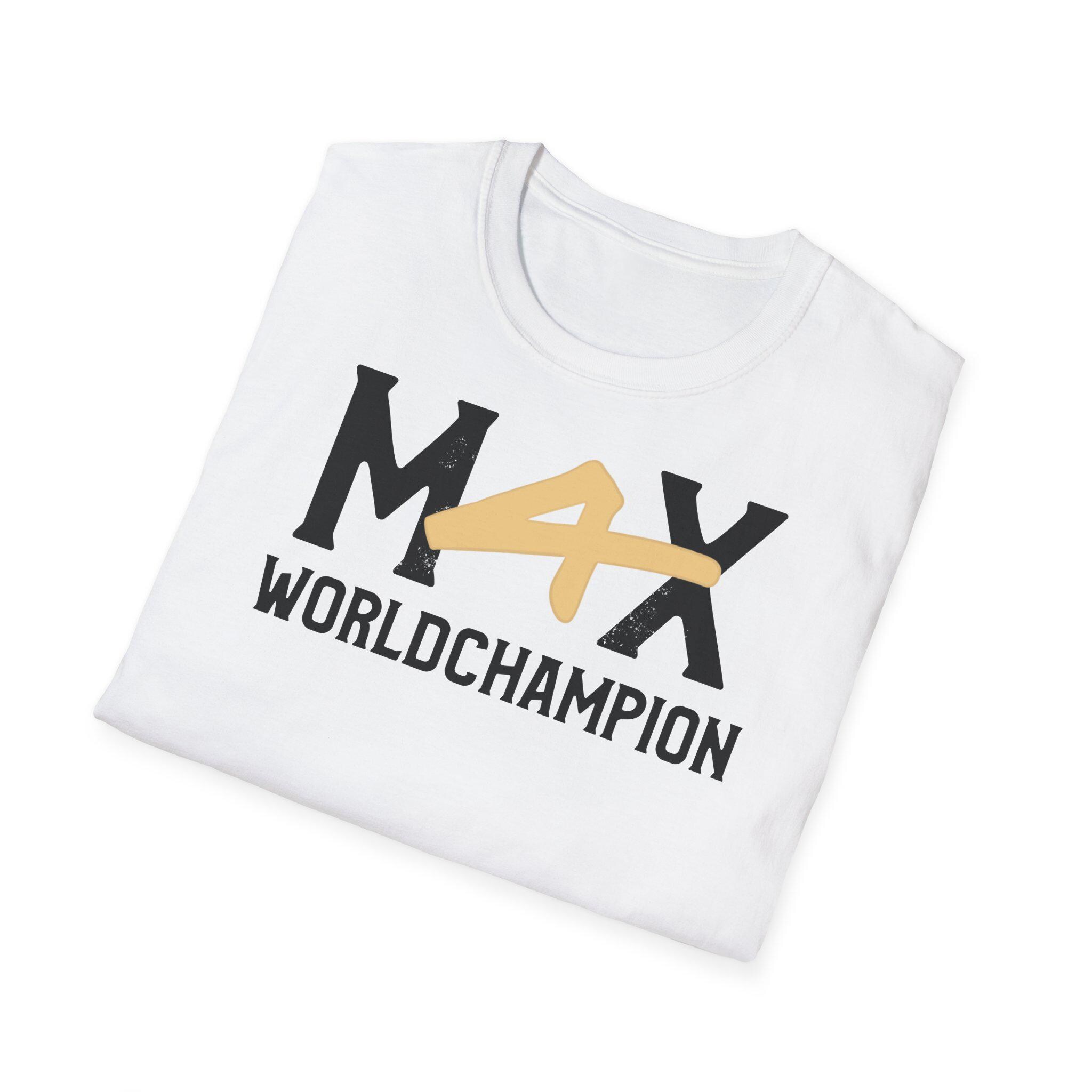 Max Verstappen World Champion T-shirt - Formula 1 Fan Tee, F1 Shirt ...