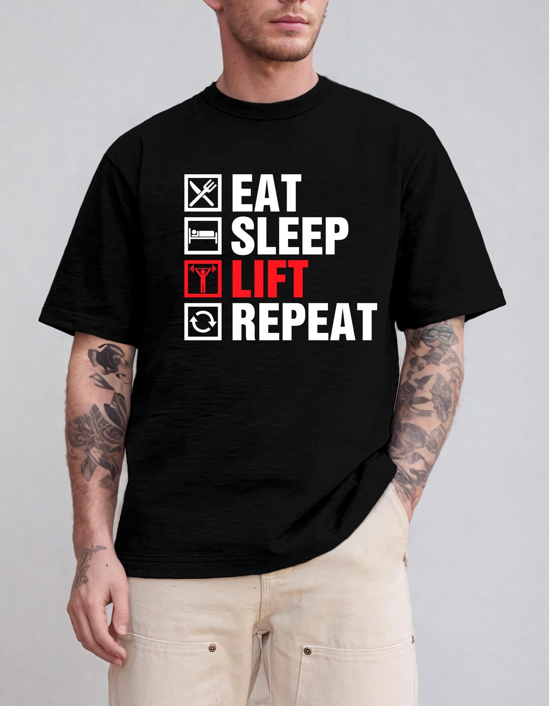 Fitness Motivation T-shirt Gym Workout Shirt for Exercise ...