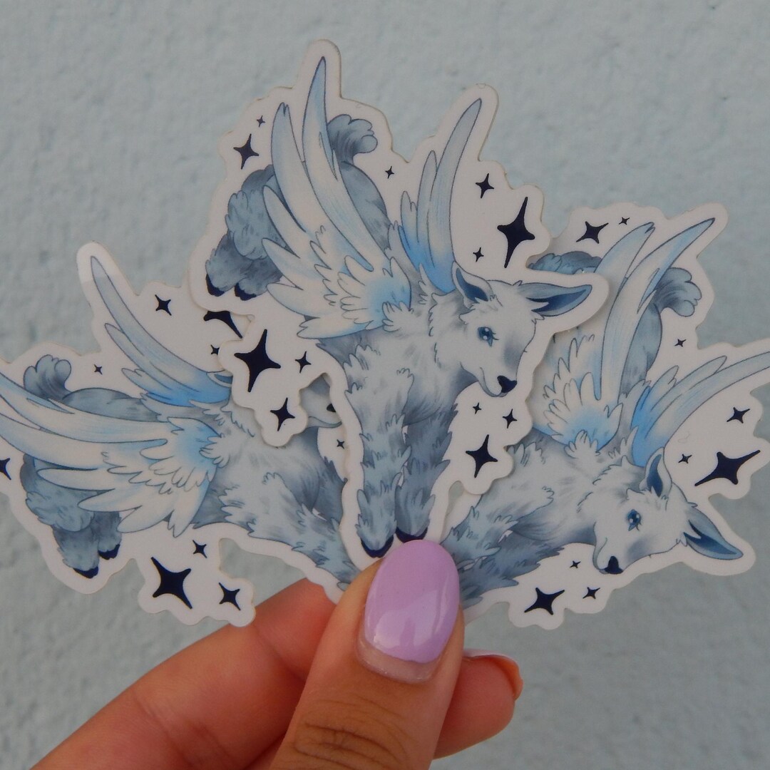 Magic Goat Holo-sticker - Etsy