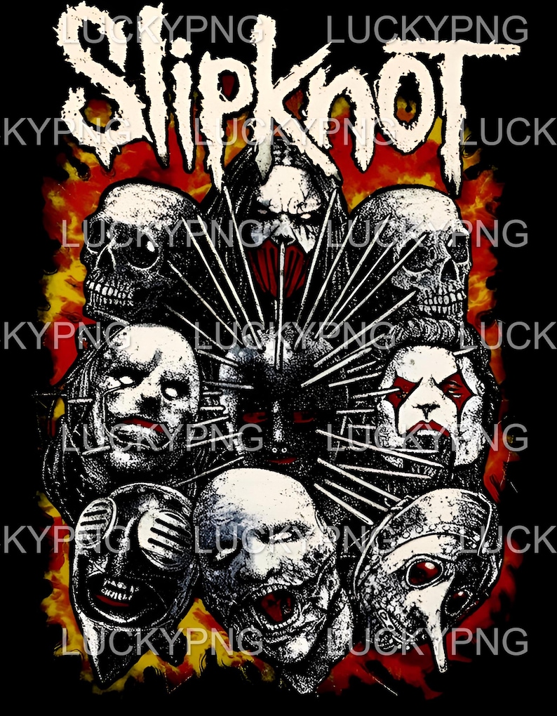 Slipknot Band PNG Art (digital Download) - Etsy
