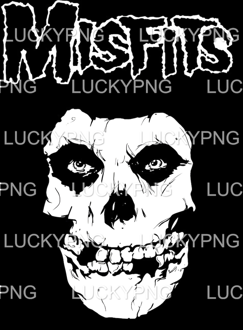 Misfits Band Retro Art PNG - Etsy