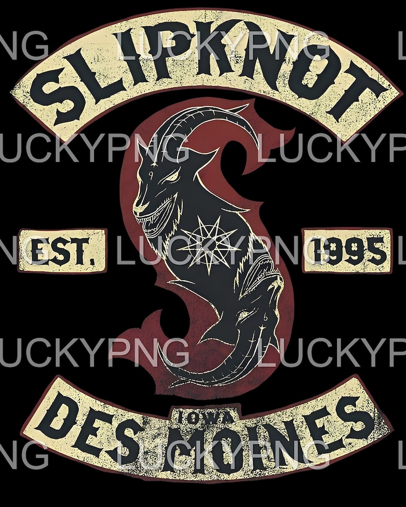 Slipknot Band Art: Iowa Goat Design (PNG) - Etsy