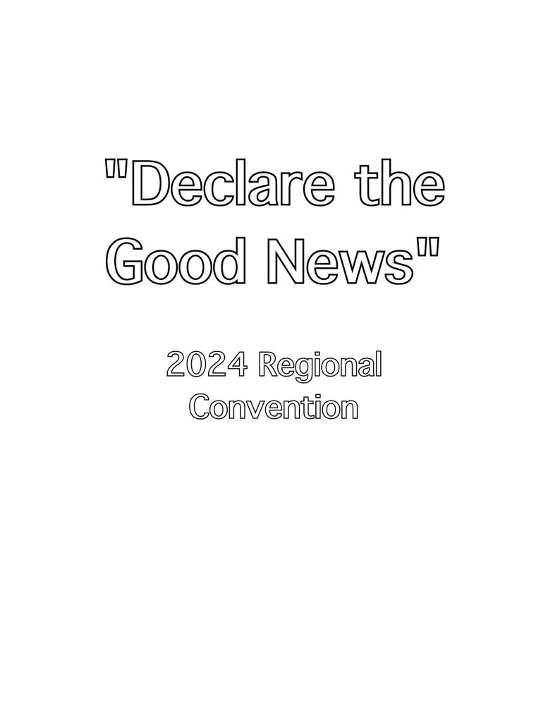 Printable Notebook Pages for Regional Convention - Etsy
