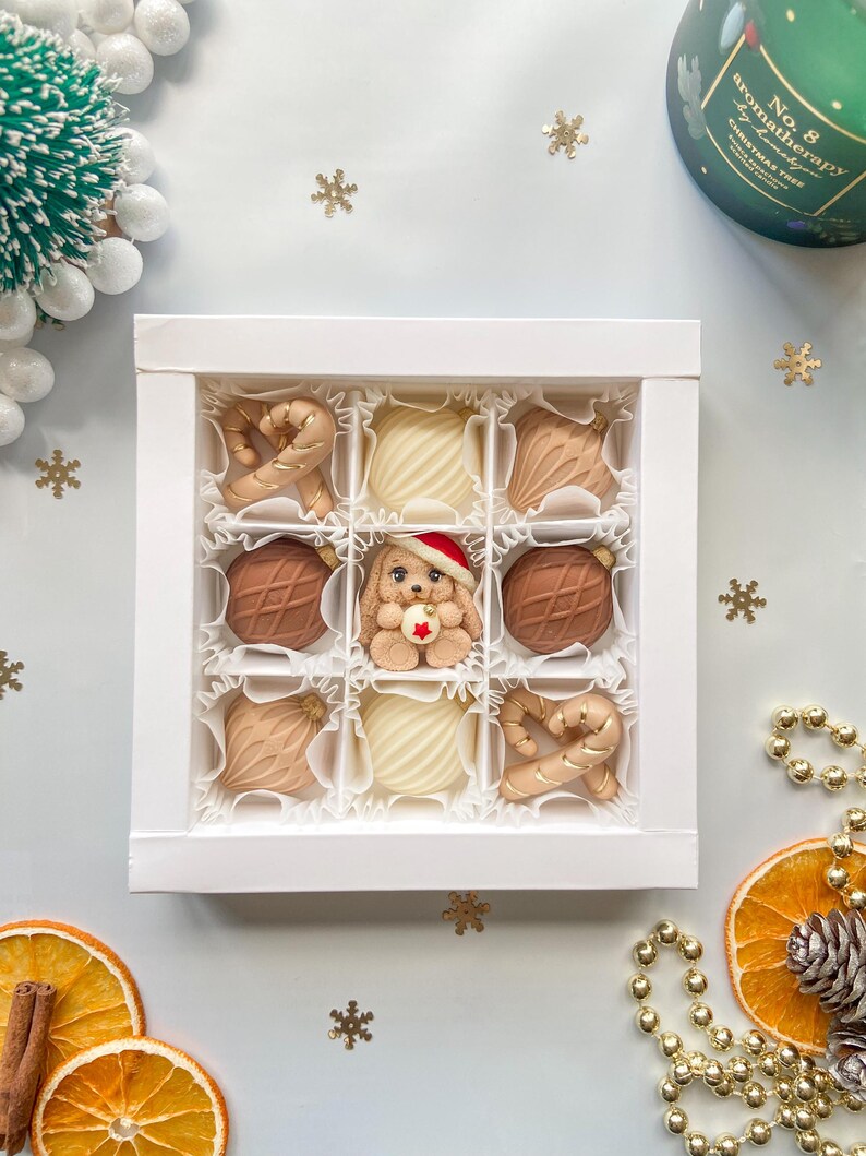 DIY Chocolate Handmade Chocolate Belgian Chocolate Box Christmas Treats ...