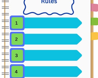 Black and White Classroom Rules Poster: Notice to All Students ...