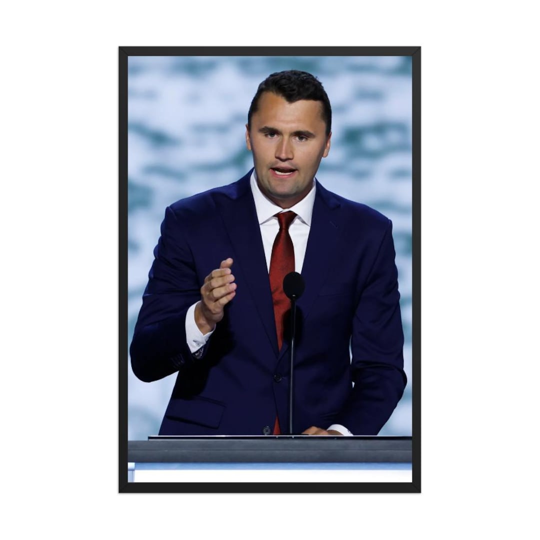 Charlie Kirk Photo, Charlie Kirk Poster, Charlie Kirk Art, Charlie Kirk ...