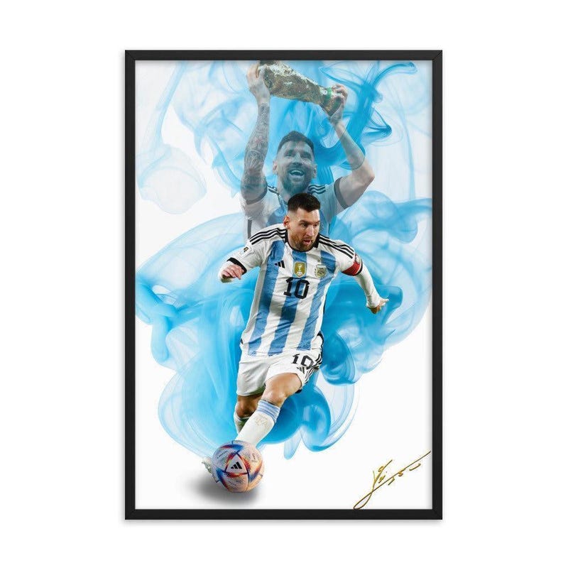 Messi Poster - Etsy