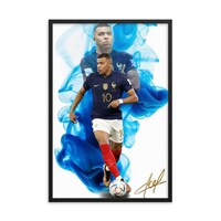 Printable Kylian Mbappe Drawings, Set of 3 Wall Arts, Mbappe ...