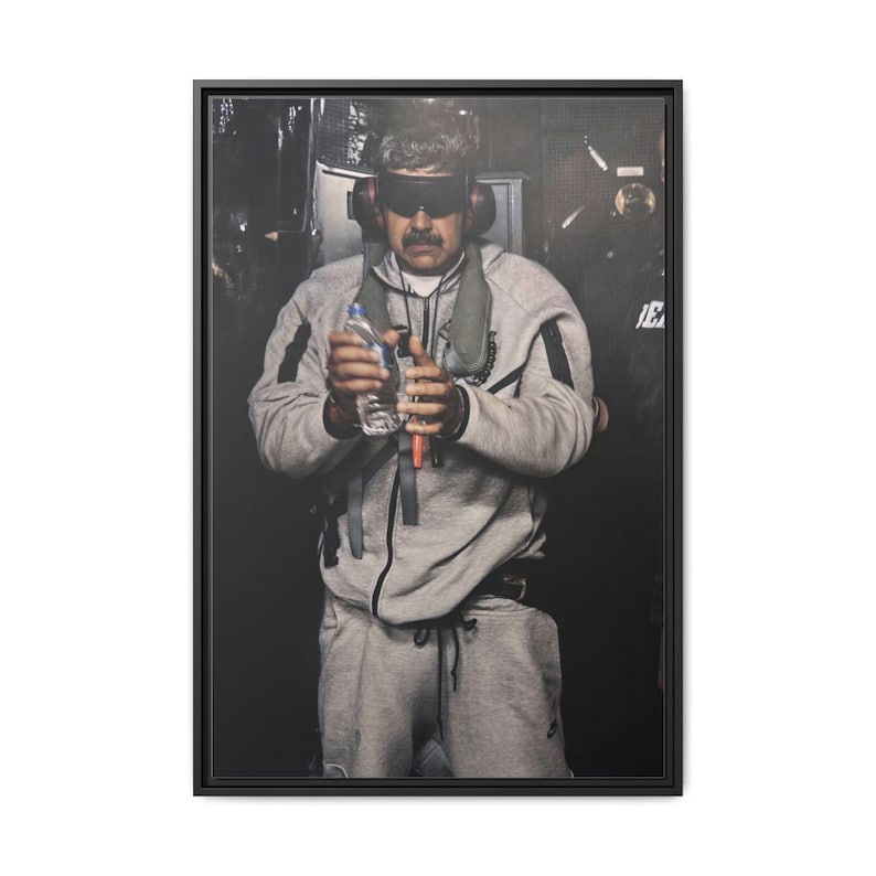 Maduro Poster Photo, Nicolas Maduro Captured, Venezuela Canvas, Trump ...