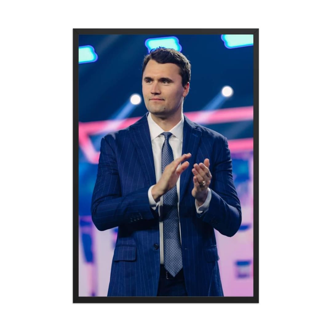 Charlie Kirk Photo, Charlie Kirk Poster, Charlie Kirk Art, Charlie Kirk ...