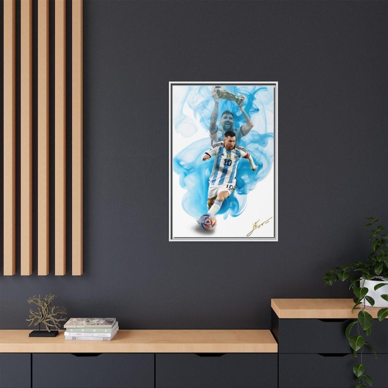 Messi Poster, Lionel Messi Art, World Cup Argentina, Soccer Wall Arts ...