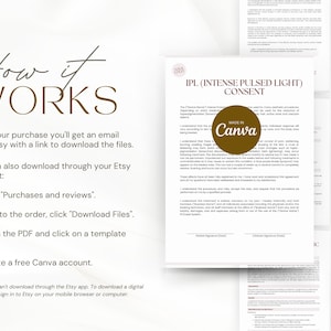 Editable IPL (intense Pulsed Light) Treatment Consent Form - Etsy