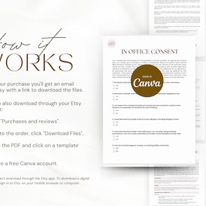 Editable in Office Procedure Consent Form - Etsy